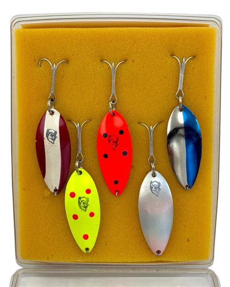 Eppingers Daredevle 5400 Devle Dog Kit Of Fishing Spoons Toad Tackle