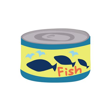 魚ツナの缶詰保存食非常食おつまみのイラスト 商用フリー 無料 のイラスト素材ならイラストマンション