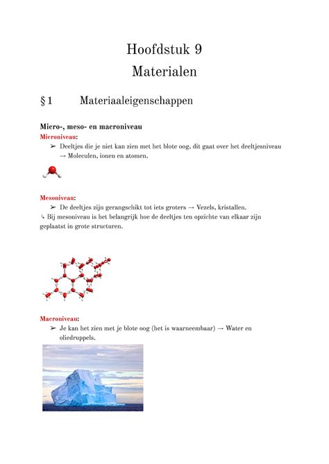 Scheikunde Havo 5 Hoofdstuk 9 Hoofdstuk 9 Materialen 1