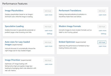 Hướng dẫn sử dụng Performance Lab để tăng hiệu suất WordPress Init HTML