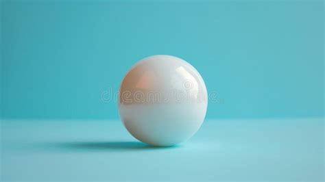 Chewing Gum Ball On Blue Background Displaying Texture And Color Stock