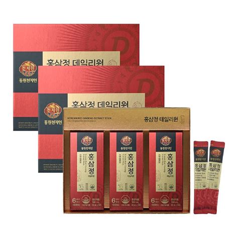 [동원천지인] 홍삼정 데일리원 10ml 30포 30일분 X 2ea 50028x2 홈플러스 택배배송