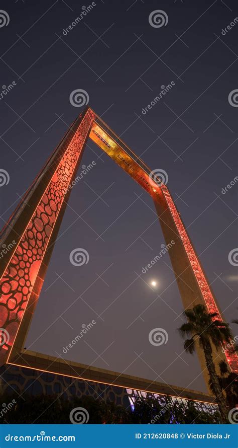 Dubai Frame Is An Architectural Landmark Editorial Photo