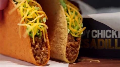 Taco Bell Crispy Chicken Quesadilla Box Tv Commercial A More Perfect
