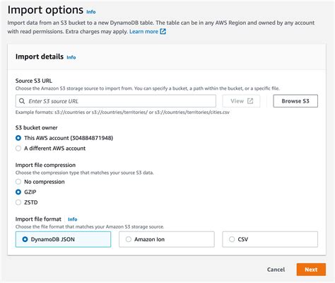 Cloning DynamoDB Table To Another AWS Account