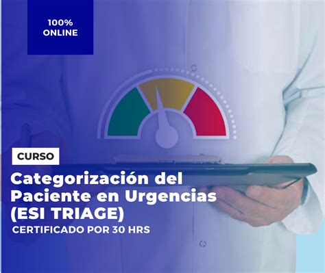 Curso ESI Triage ONLINE Y ASINCRÓNICOCO