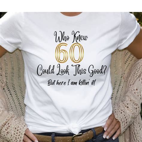 60th Birthday Shirt Etsy