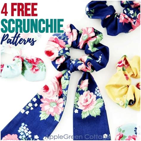 Scrunchie Pattern Our Best 4 Free Scrunchie Patterns To Sew