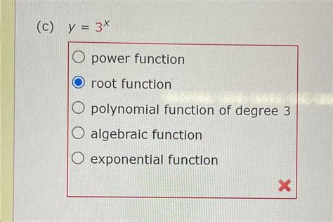 Solved C Y3xpower Functionroot Functionpolynomial