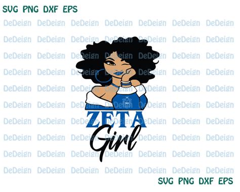Zeta Phi Beta Girl Svg Zphib Afro Girl Svg Zeta Girl Svg Png Etsy