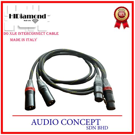 Hidiamond D0 Xlr Interconnect Cable 1 5m Made In Italy Audio Concept