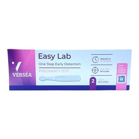 Versea Easy Lab Pregnancy Test Results In 3 Minutes