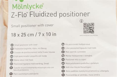 Molnlycke Z Flo Fluidized Positioner With Cover Large 1400213 For