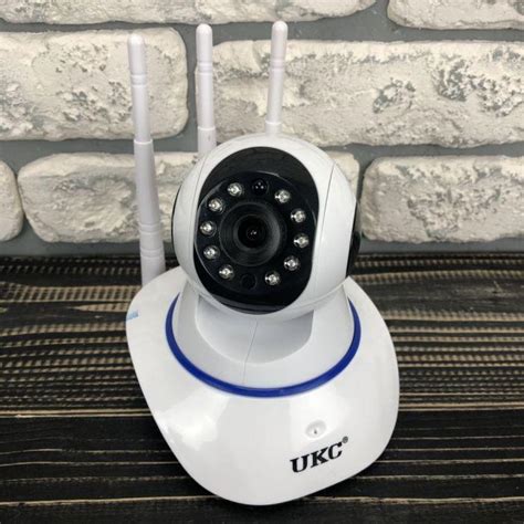 Ip Камера Видеонаблюдения Wifi Ukc Q6 Автономная для Дома Поворотная
