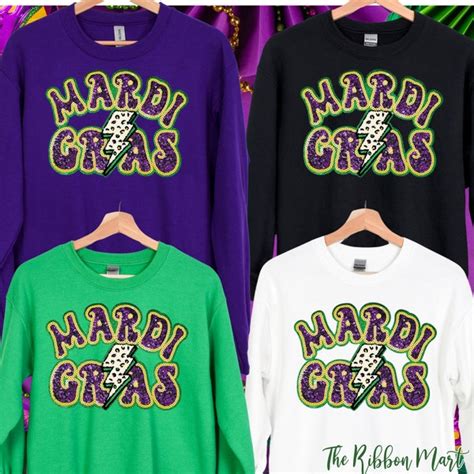 Mardi Gras Iron On Etsy
