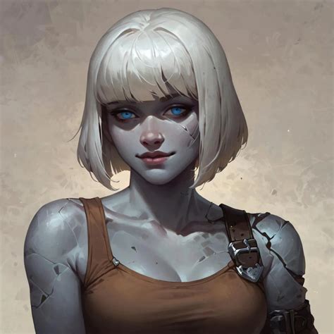 genasiearth character with stone skin diffus