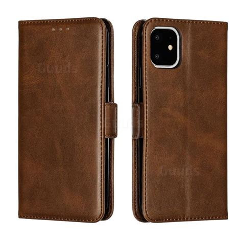 Retro Classic Calf Pattern Leather Wallet Phone Case For Iphone 11 61