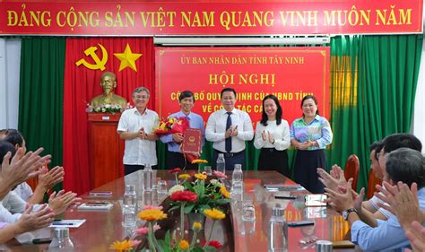 Công bố Quyết định bổ nhiệm 3 Giám đốc sở tại Hà Giang Tây Ninh