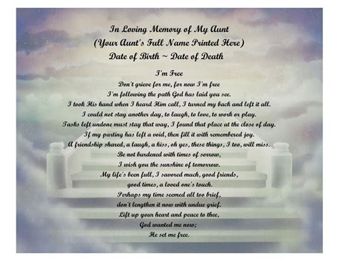 Death Poems For Loved Ones