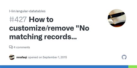 How To Customizeremove No Matching Records Found Or No Data