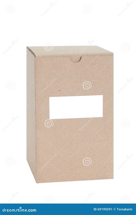 Brown Paper Box Stock Image Image Of Blank Paper Carton 69199291