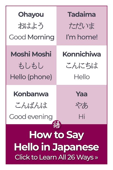 How To Say Hello In Japanese Learn 26 Casual Formal Greetings Essential