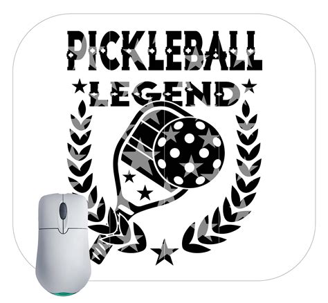 Pickleball Legend Mouse Pad Domagron