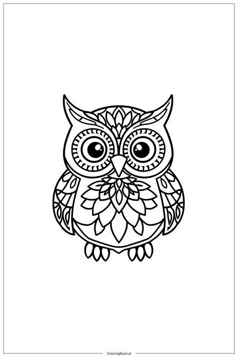 Ausmalbilder Eule