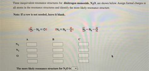 Solved Three Inequivalent Resonance Structures For