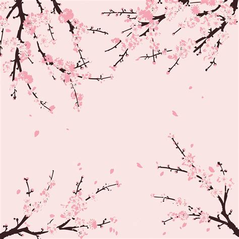 Premium Vector Springcherryblossombackgroundvector
