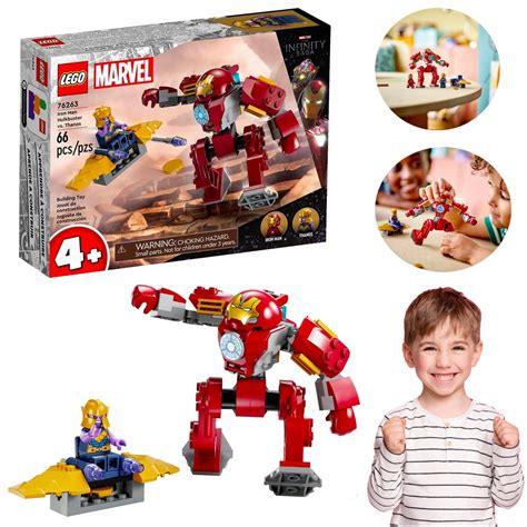 Lego Marvel Super Heroes Hulkbuster Iron Mana Vs Thanos Avengers Hulk
