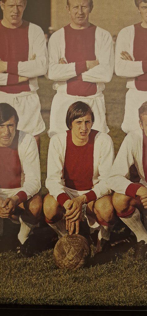 N B Afc Ajax Johan Cruijff Cruyff Ajax Teamfoto 70s Catawiki