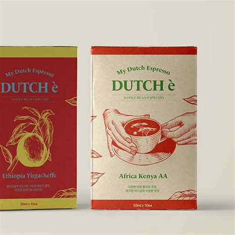 더치커피 파우치박스 디자인 회사명 마이더치커피 참여 5명 총 상금 50만원 패키지 디자인 공모전 라우드소싱