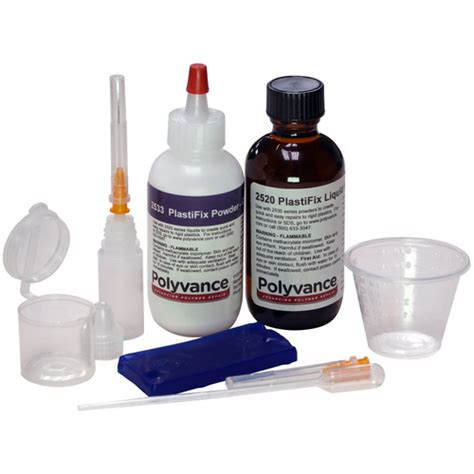 Polyvance Plastifix Plastic Repair Kit Small Clear