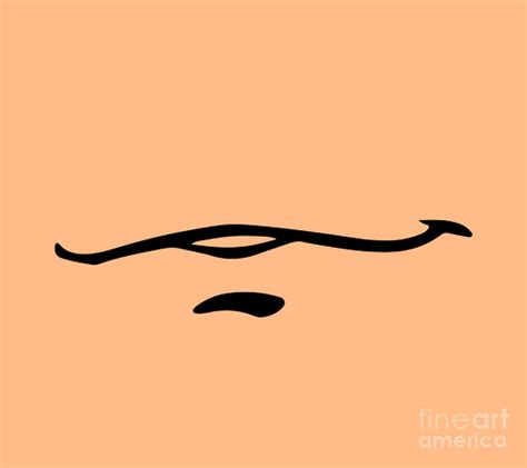 Human Cartoon Character Funny Expression Emotion Face Mouth Smirk