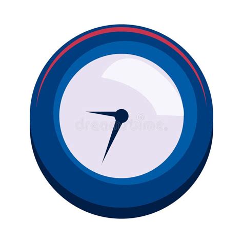 Flat Blue Clock Stock Vector Illustration Of Design 273132873