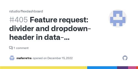 Feature Request Divider And Dropdown Header In Data Navmenu Issue