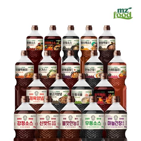 [무료배송] 20 할인 엠지푸드 만능소스 Best 6종 특가 모음 불맛 제육 강정 불고기 떡볶이 간장 육수 대용량 티몬