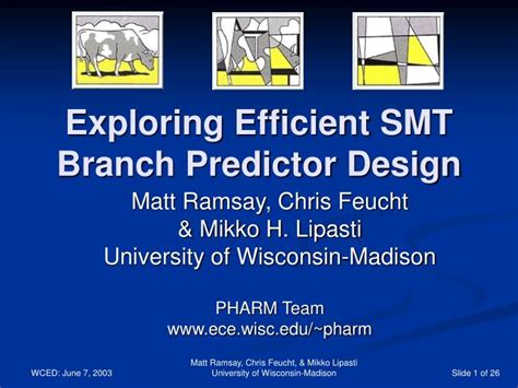 Ppt Exploring Efficient Smt Branch Predictor Design Powerpoint