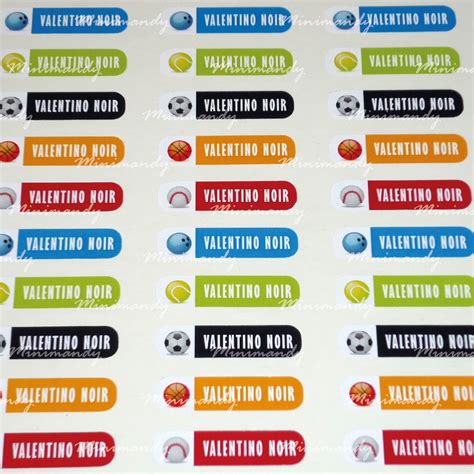 Minimandysign Adhesivos Escolares Deportes