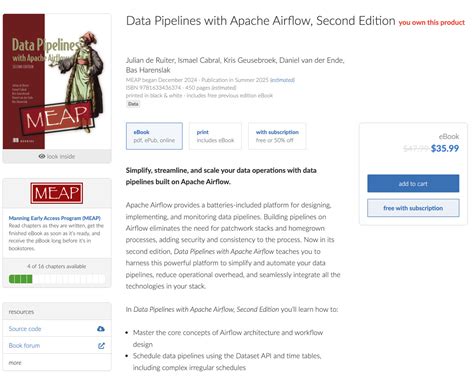 Data Pipelines With Apache Airflow가 2판이 나왔습니다 정보공유 Airflow한국사용자모임