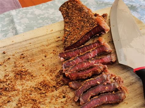 Biltong Or Jerky Recipe From Corned Beef A Tasty Keto Snack ← Basic
