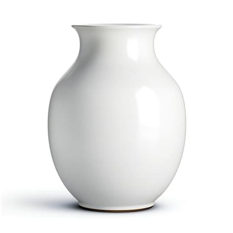 Premium Photo White Vase Isolated On White Background