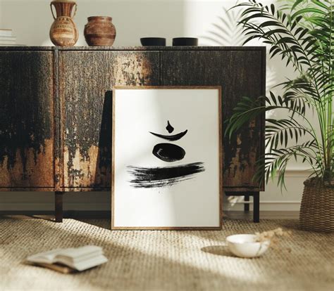 WABI SABI Theme Printable Wall Art Mindful Wall Art Digital Art Print