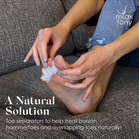 Anatomical Gel Toe Separators And Straighteners Hammer Toe Separator