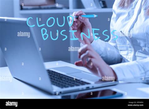 conceptual display cloud business internet concept internetbased