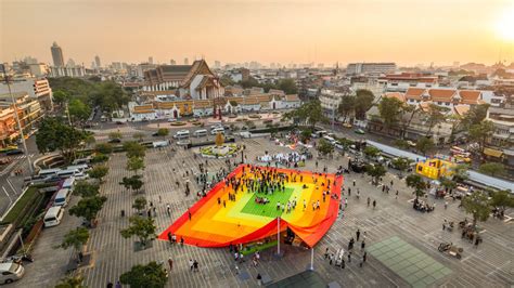 Mvrdvs Mega Mat Is An 860 Square Metre Infographic In Bangkok