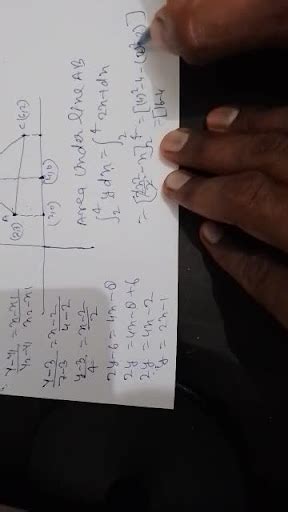Using Integration Find The Area Of The Region Bounded By The Triangle Wh