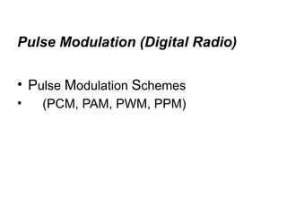 Modulation Introduction To Analog Modulation Pptx