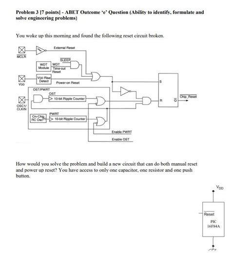 Solved Problem 3 7 Points ABET Outcome E Question Chegg Com